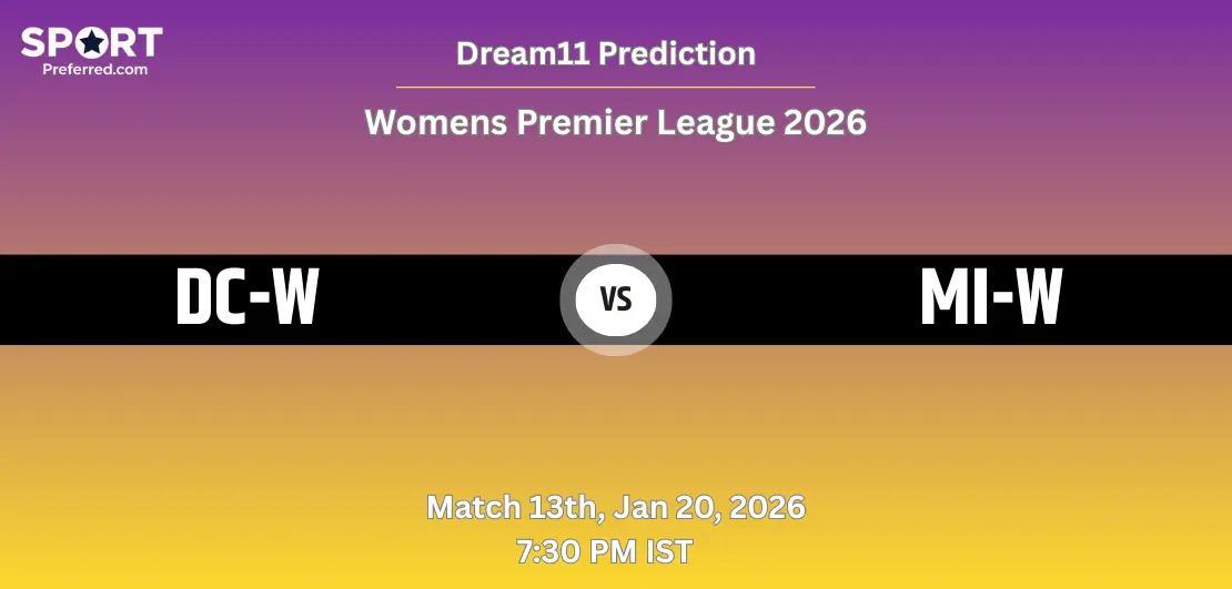 DC-W vs MI-W Dream11 Prediction – WPL 2026 Match 13 | Fantasy Tips ...